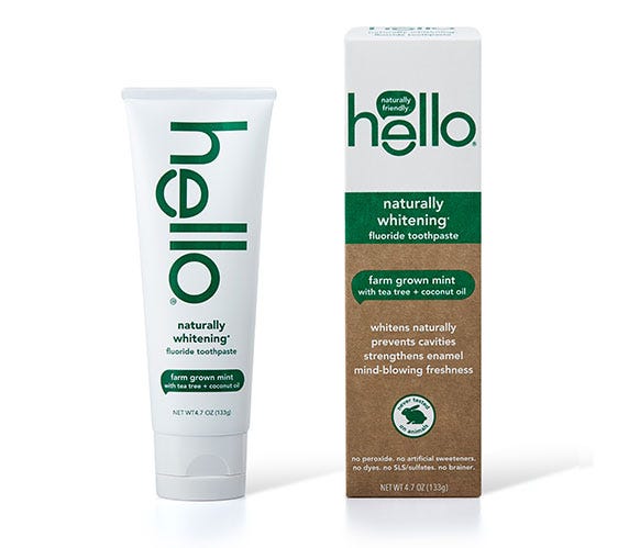 Hello Oral Care + Naturally whitening Toothpaste