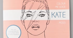 Kate Moss Coloring Book - Fashion Coloring Books
