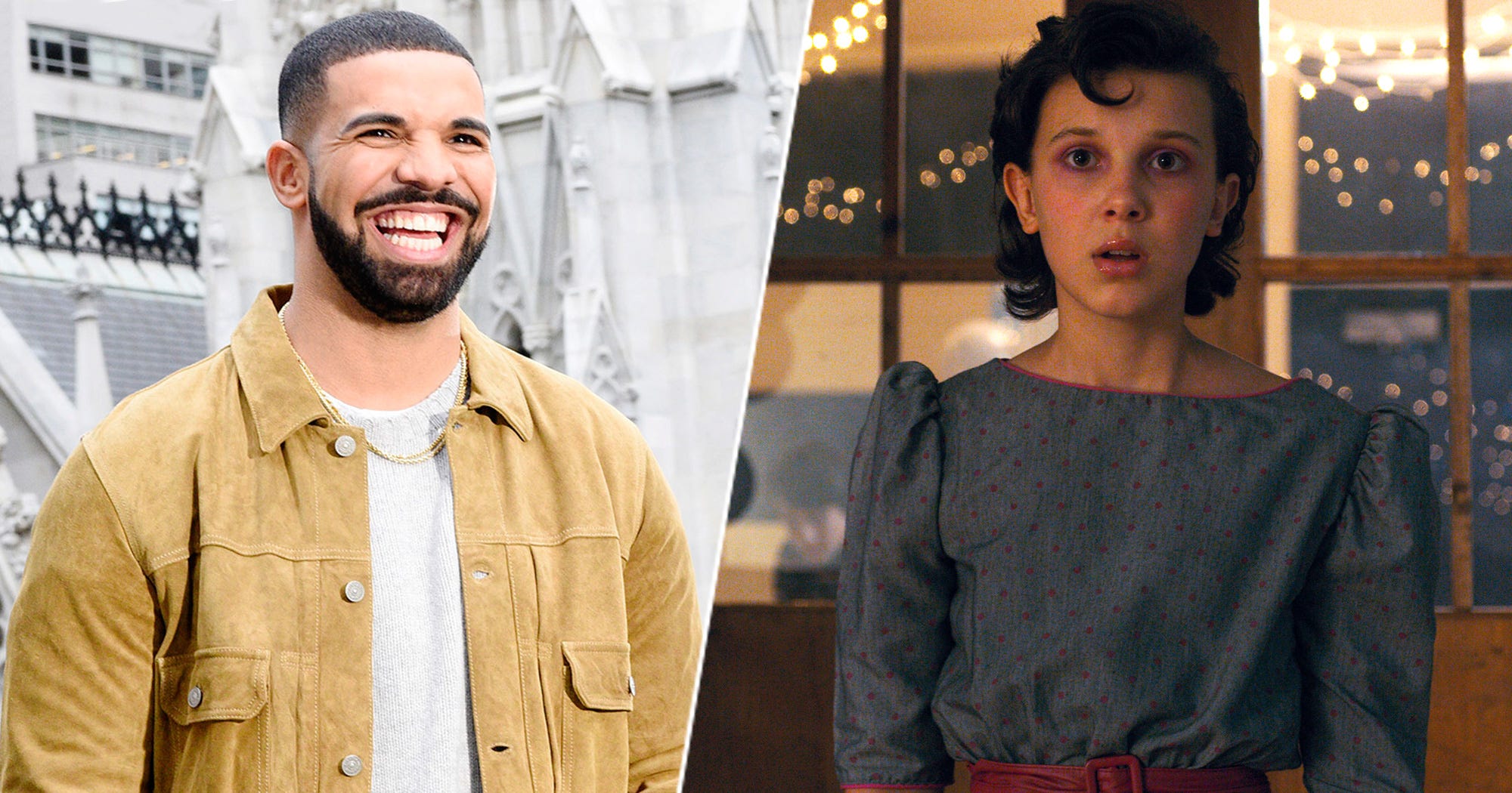 Drake Millie Bobby Brown Eleven Stranger Things