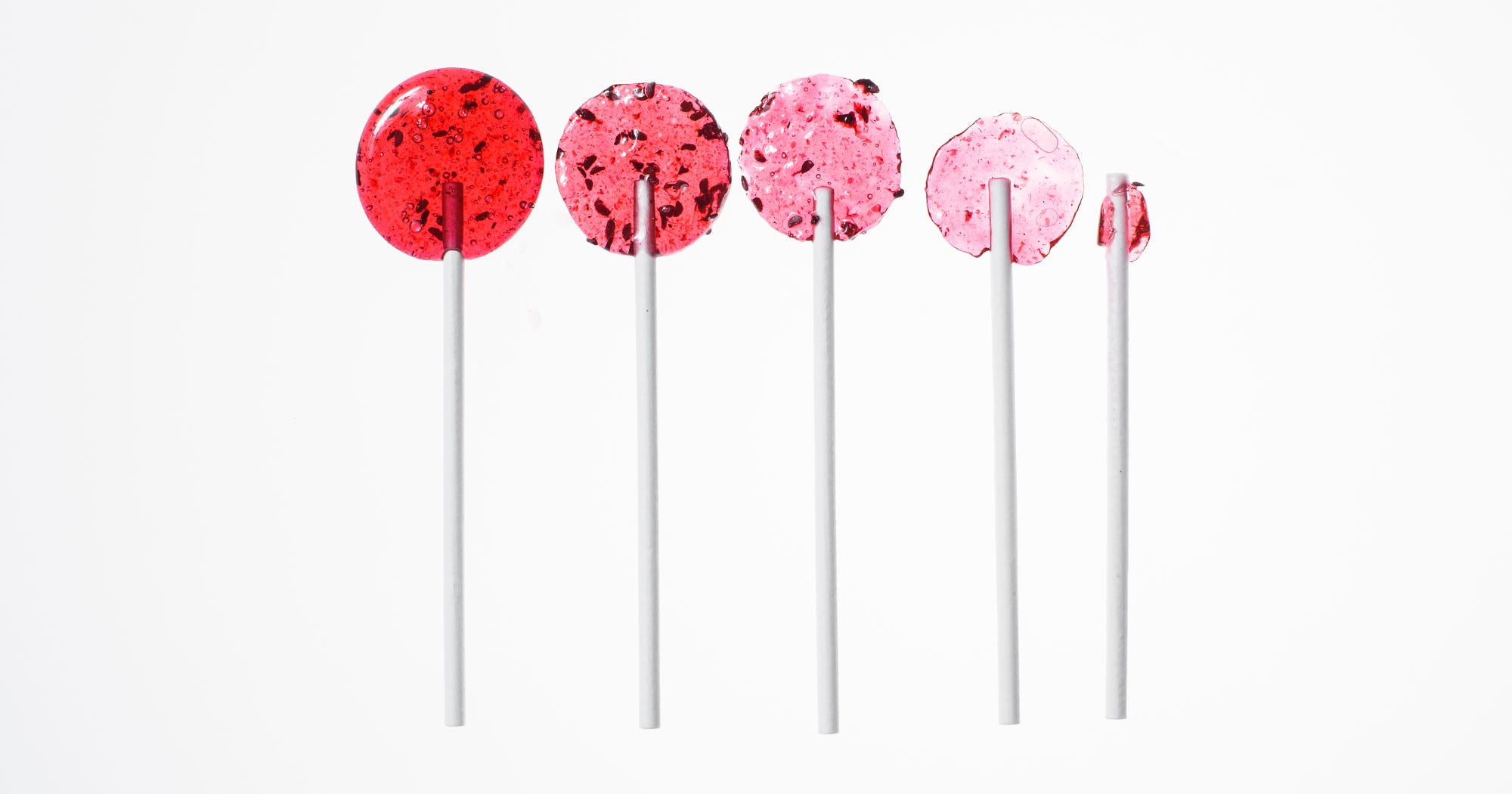 Rose Lollipops Quin Candy - Boozy Wine Candy