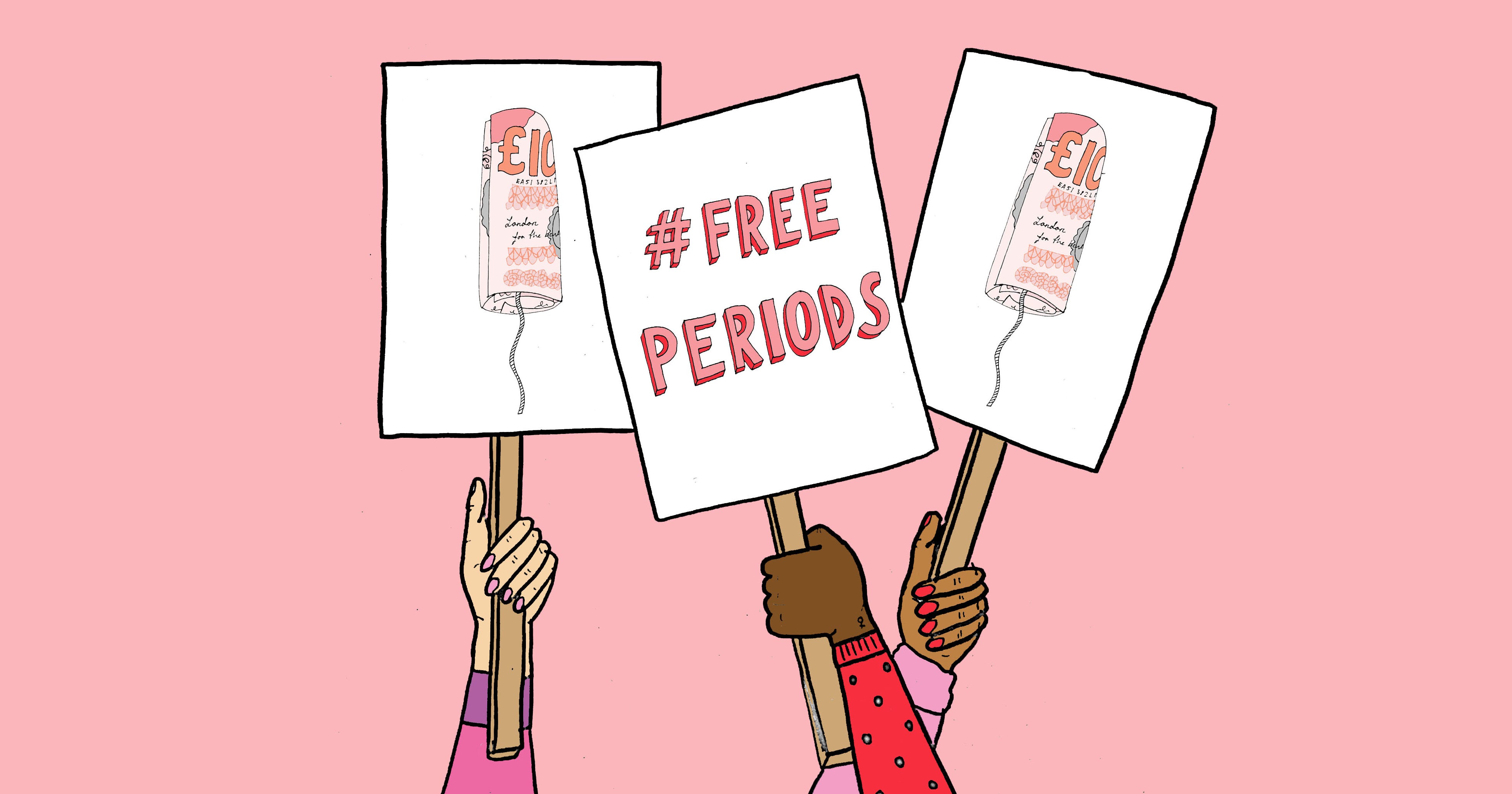 Period Protest - Free Periods Movement Parliament Sq