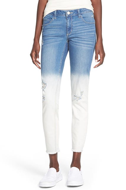 Generra + Dip Bleached Destroyed Skinny Jeans