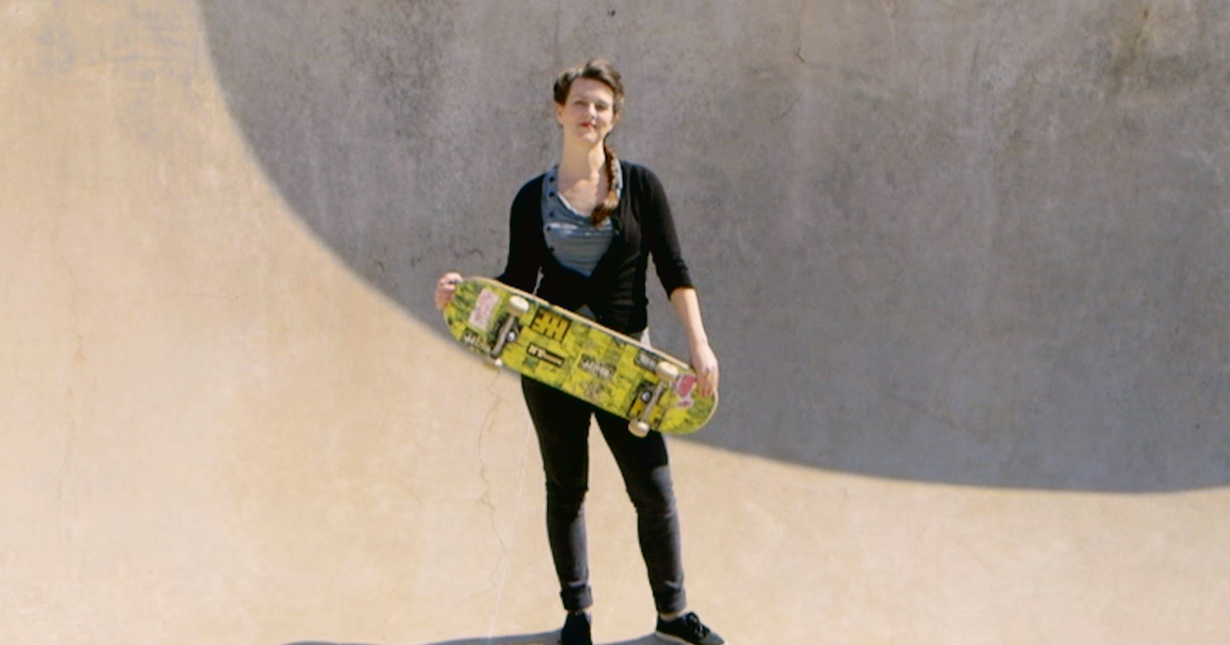 Anna May Dutton Skateboarder Florist