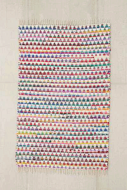 Magical Thinking + Magical Thinking Triangle Chindi Rag Rug