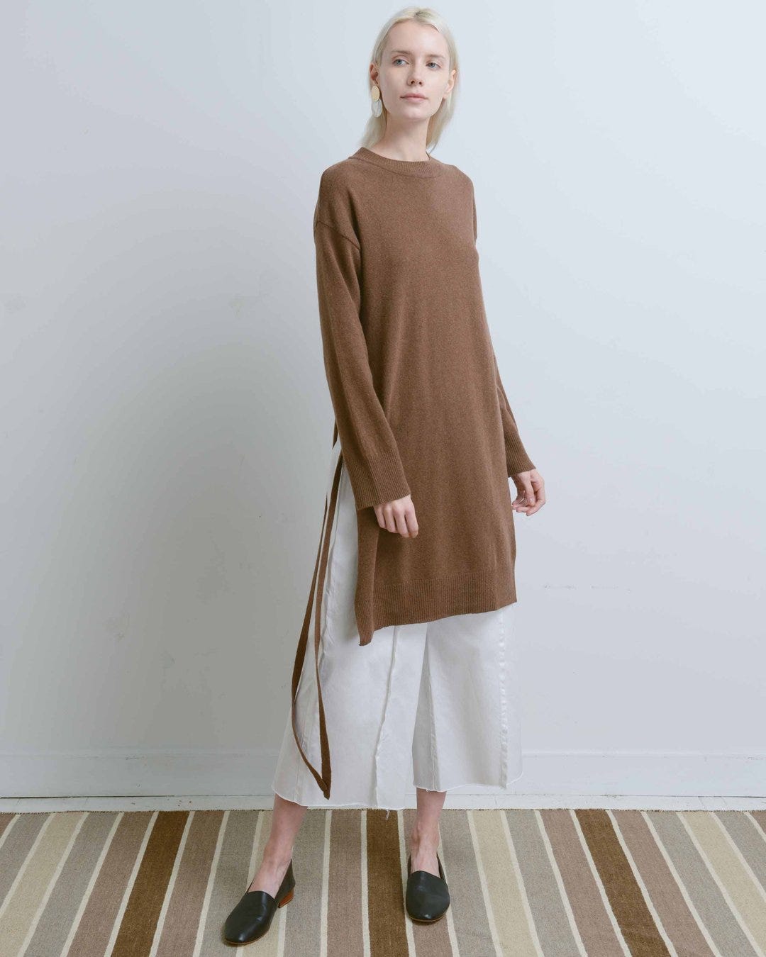 Mijeong Park + Long Side Slit Sweater