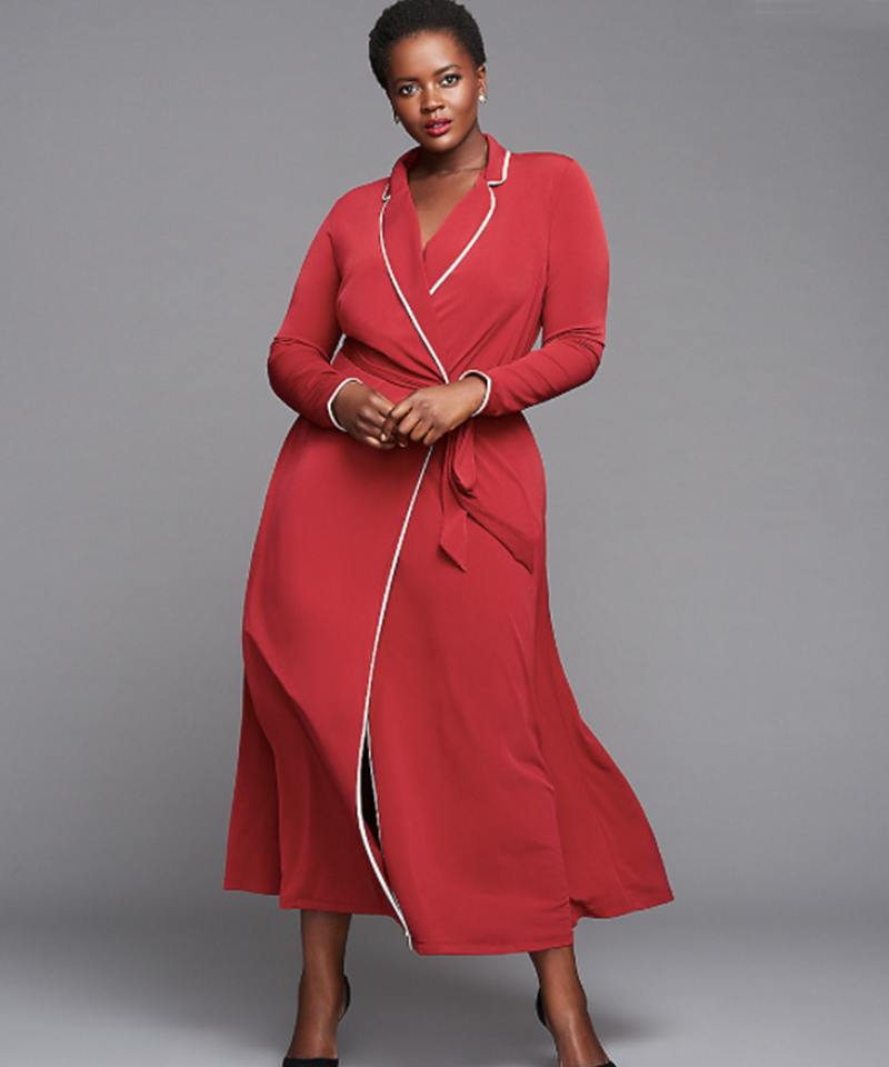 Lane Bryant Maxi Robe Dress By Glamour X Lane Bryant