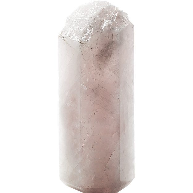 CB2 + Rose Quartz Object