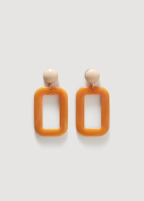 Mango + Resin Earrings