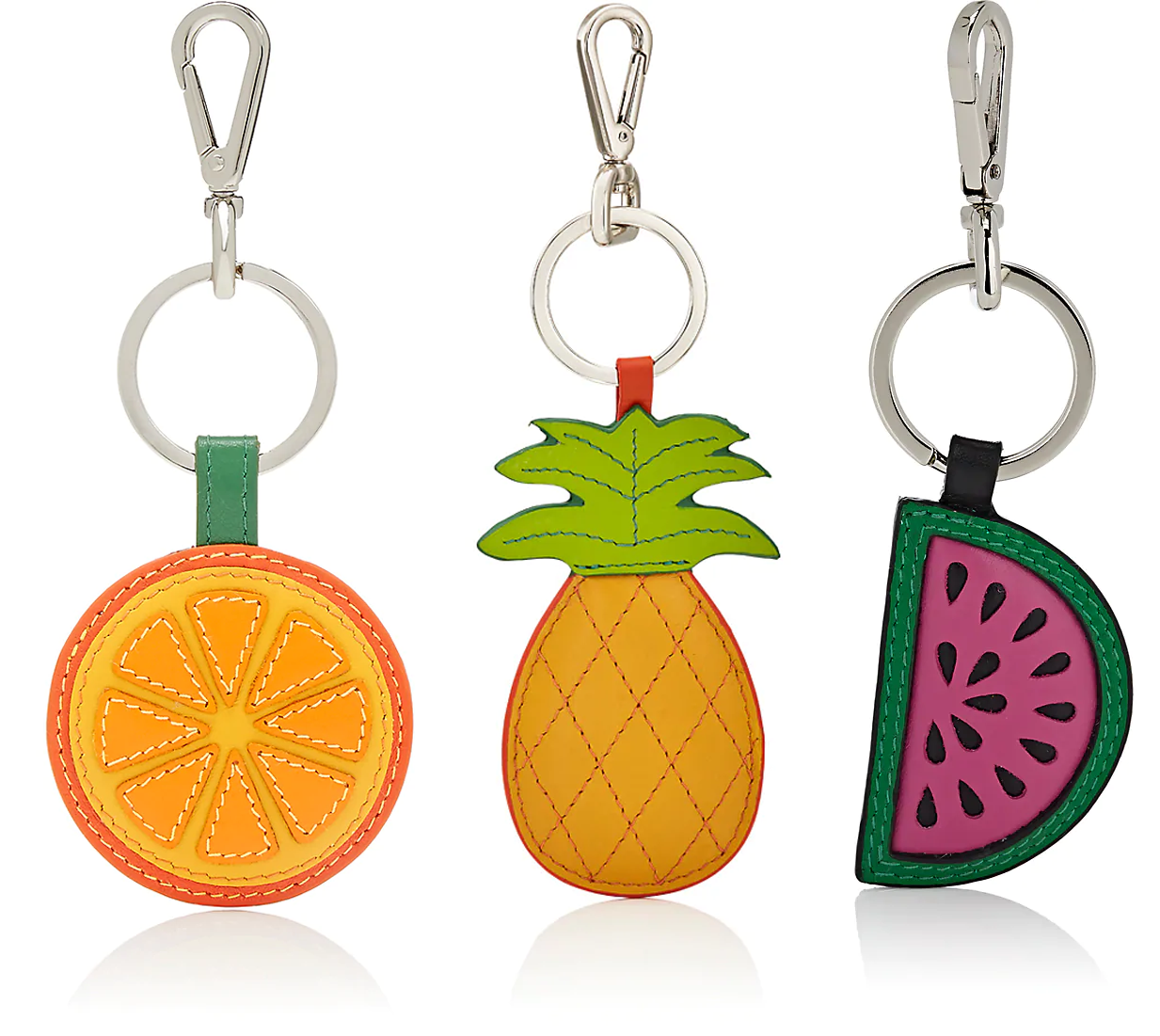 Barneys New York + Leather Keychain