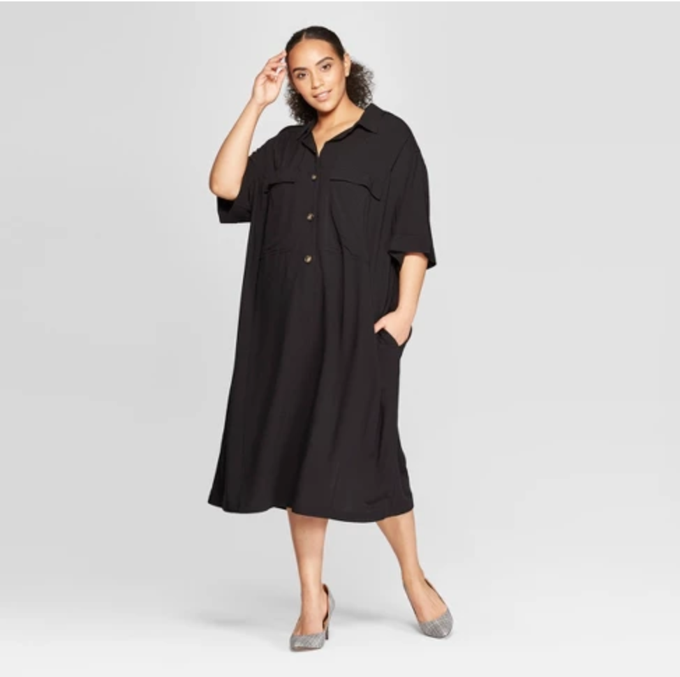 Target x Who What Wear + Front Pocket Button Detail Utility Dress