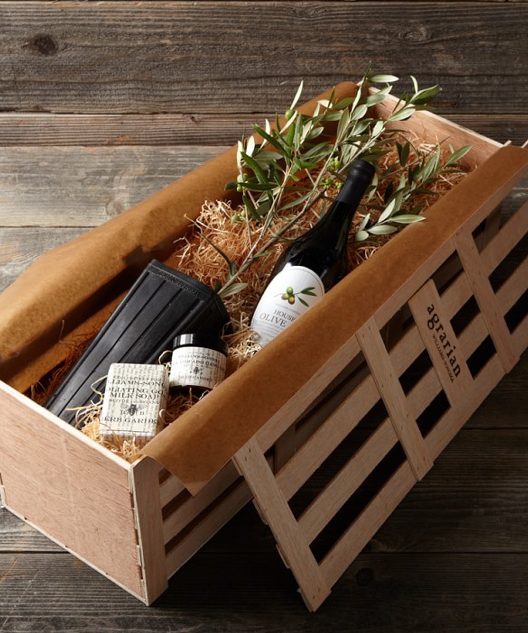 Williams Sonoma + Arbequina Olive Crate