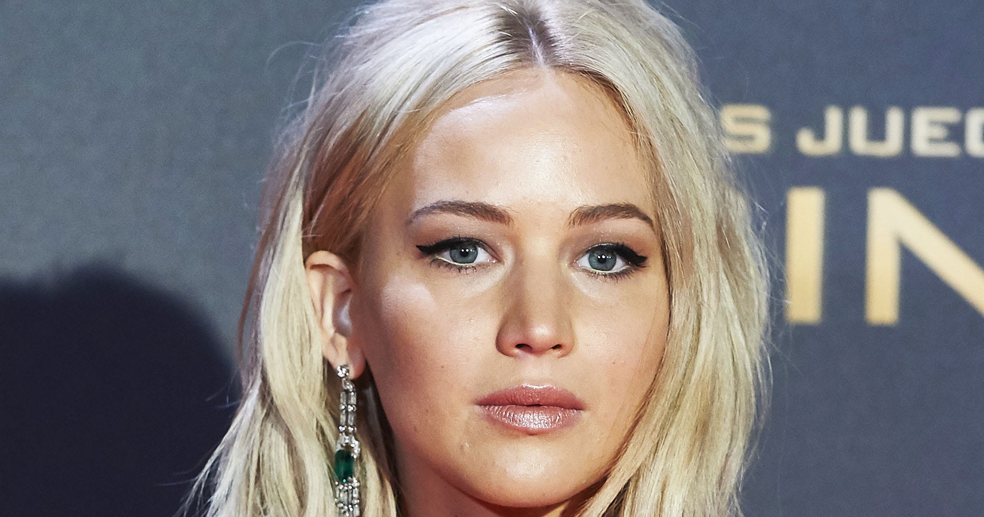 Jennifer Lawrence Trips Madrid Premiere Hunger Games