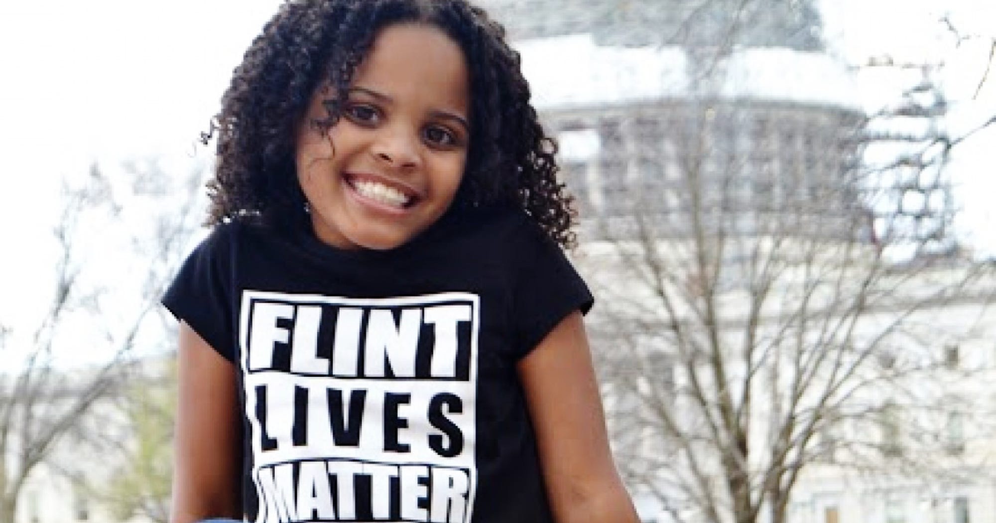 President Obama, Little Miss Flint Visit