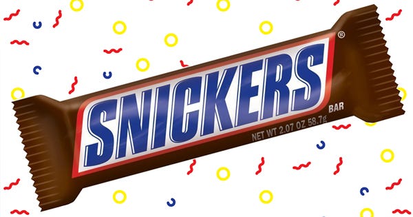 New Snickers Packaging