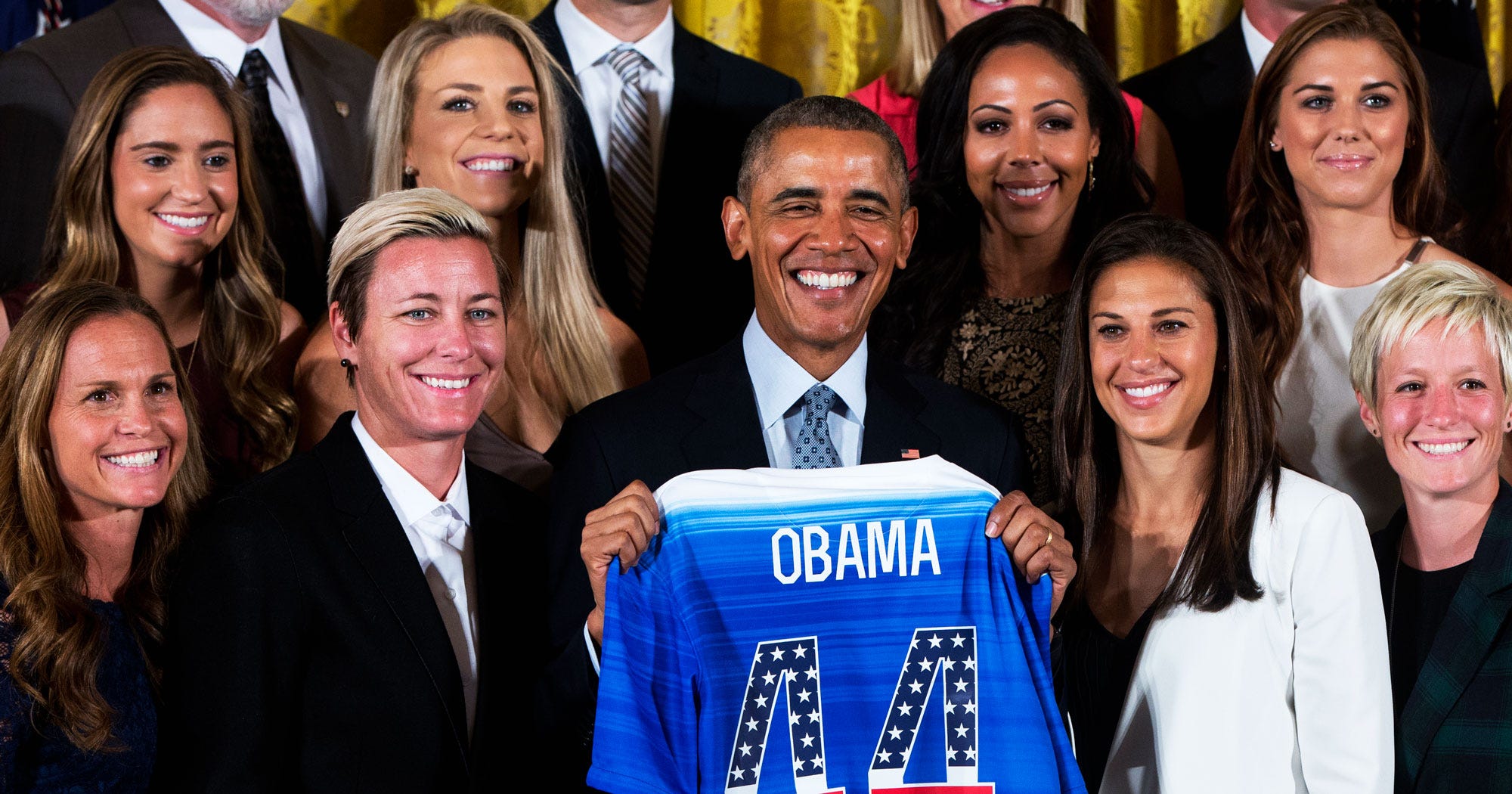 President Obama Womens World Cup Soccer Team