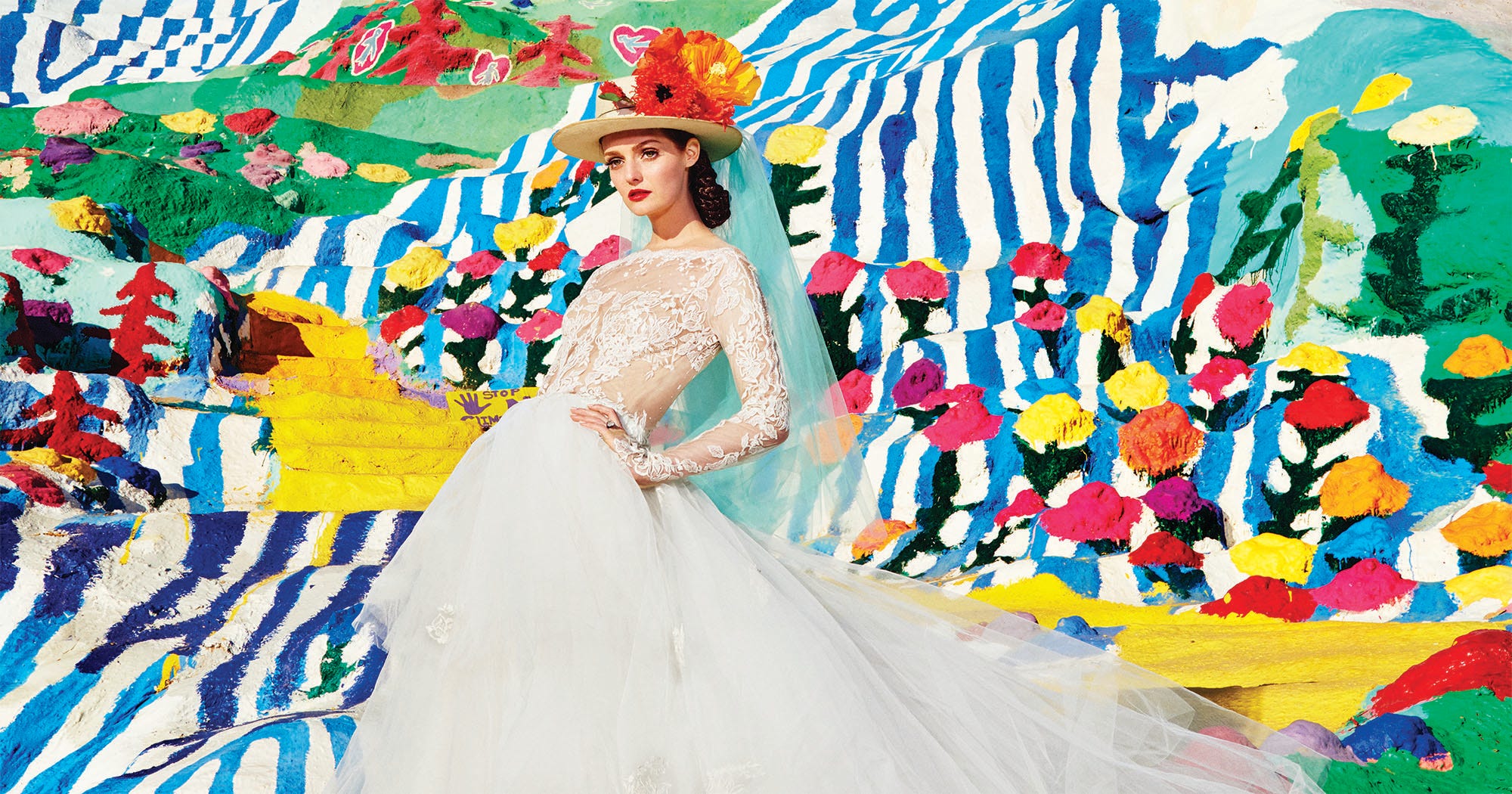 Lydia Hearst Martha Stewart Wedding Shoot