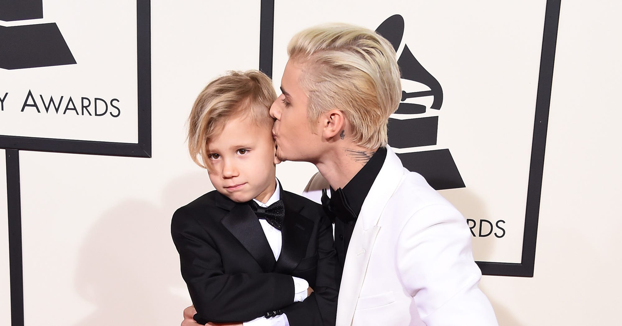 Justin Bieber Brother Jaxon Grammys Red Carpet