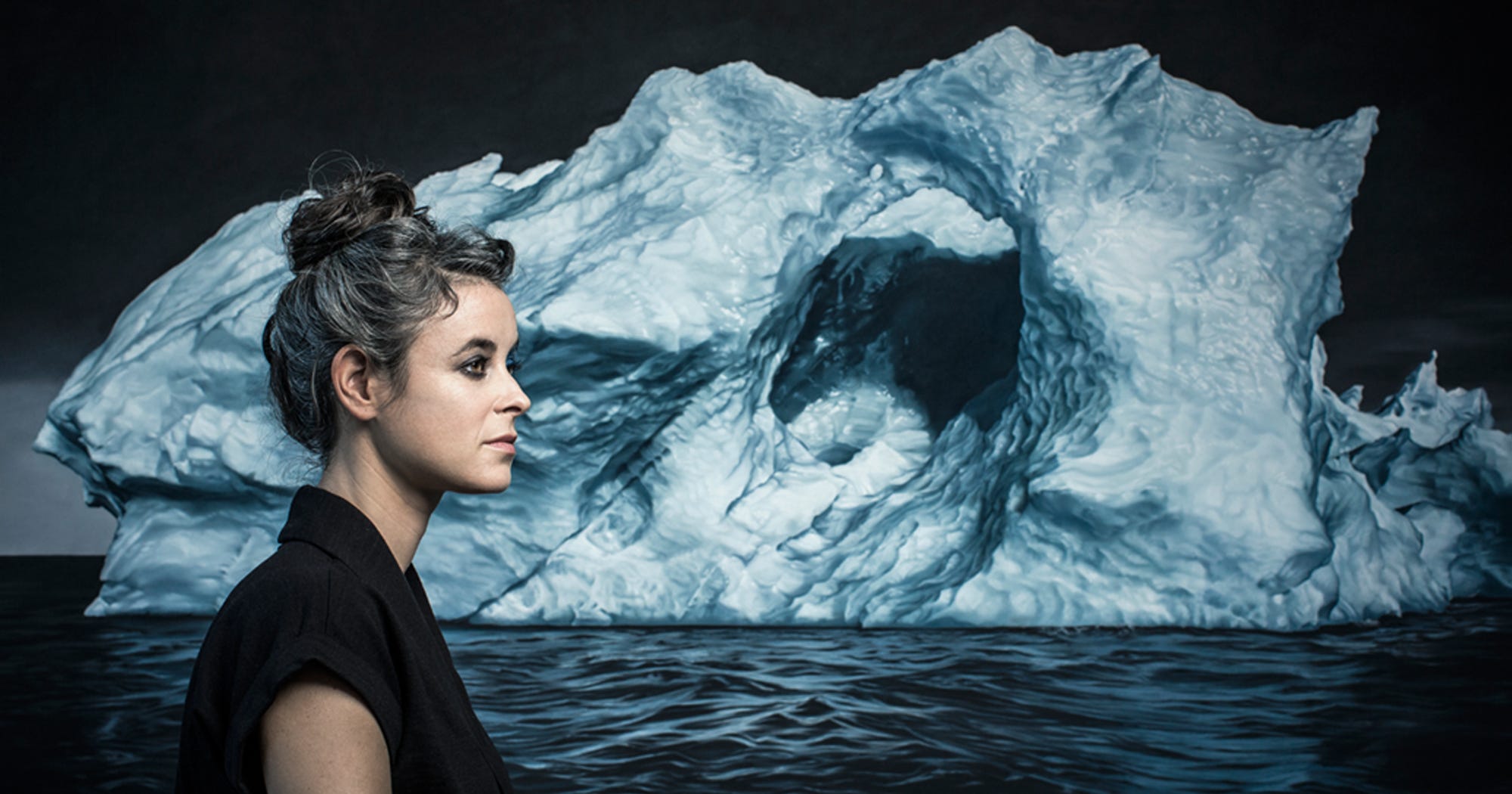 Zaria Forman Climate Change Paintings