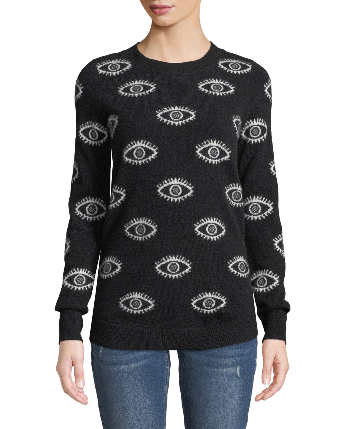 Marled by Reunited Clothing + Cashmere Eye-Jacquard Sweater