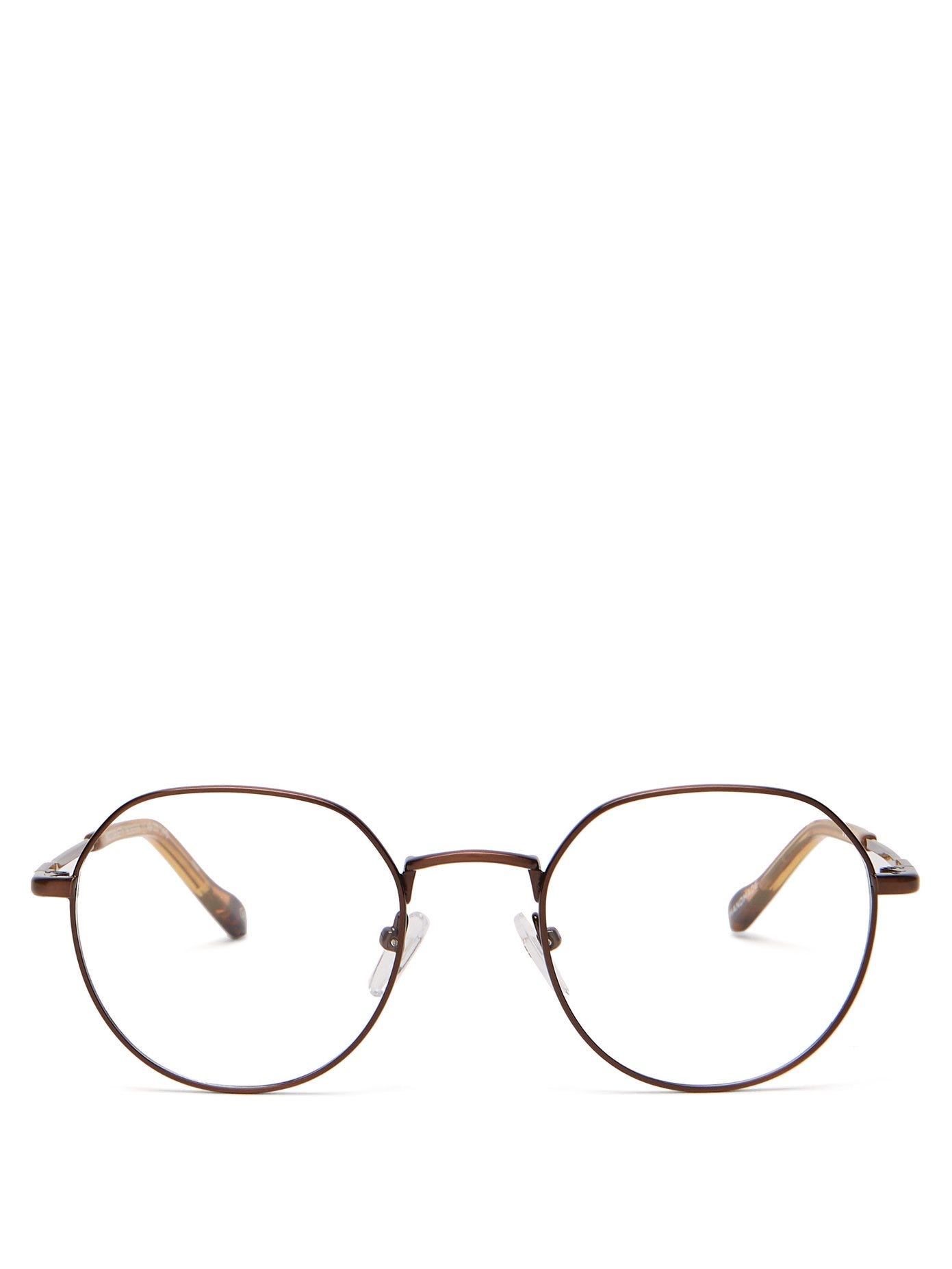 Le Specs + Notoriety Round-Frame Eyeglasses