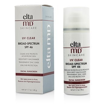 Elta MD + UV Clear Facial Sunscreen SPF 46 - For Skin Types Prone To ...