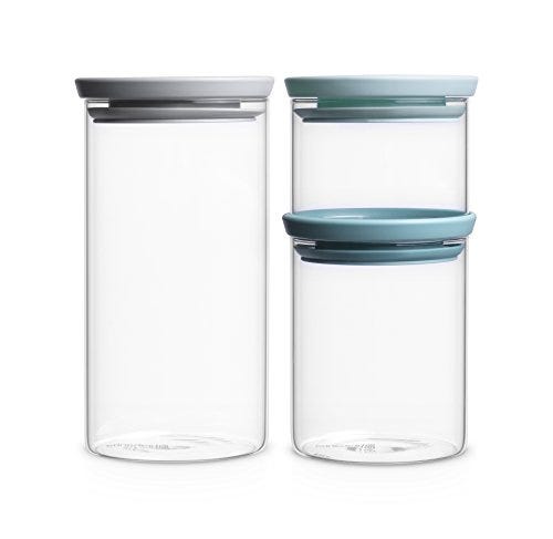 Brabantia + Stackable Glass Food Storage Containers