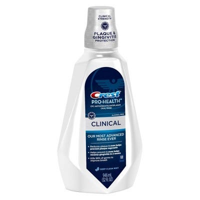 Crest + Crest Pro-Health Clinical Mouthwash