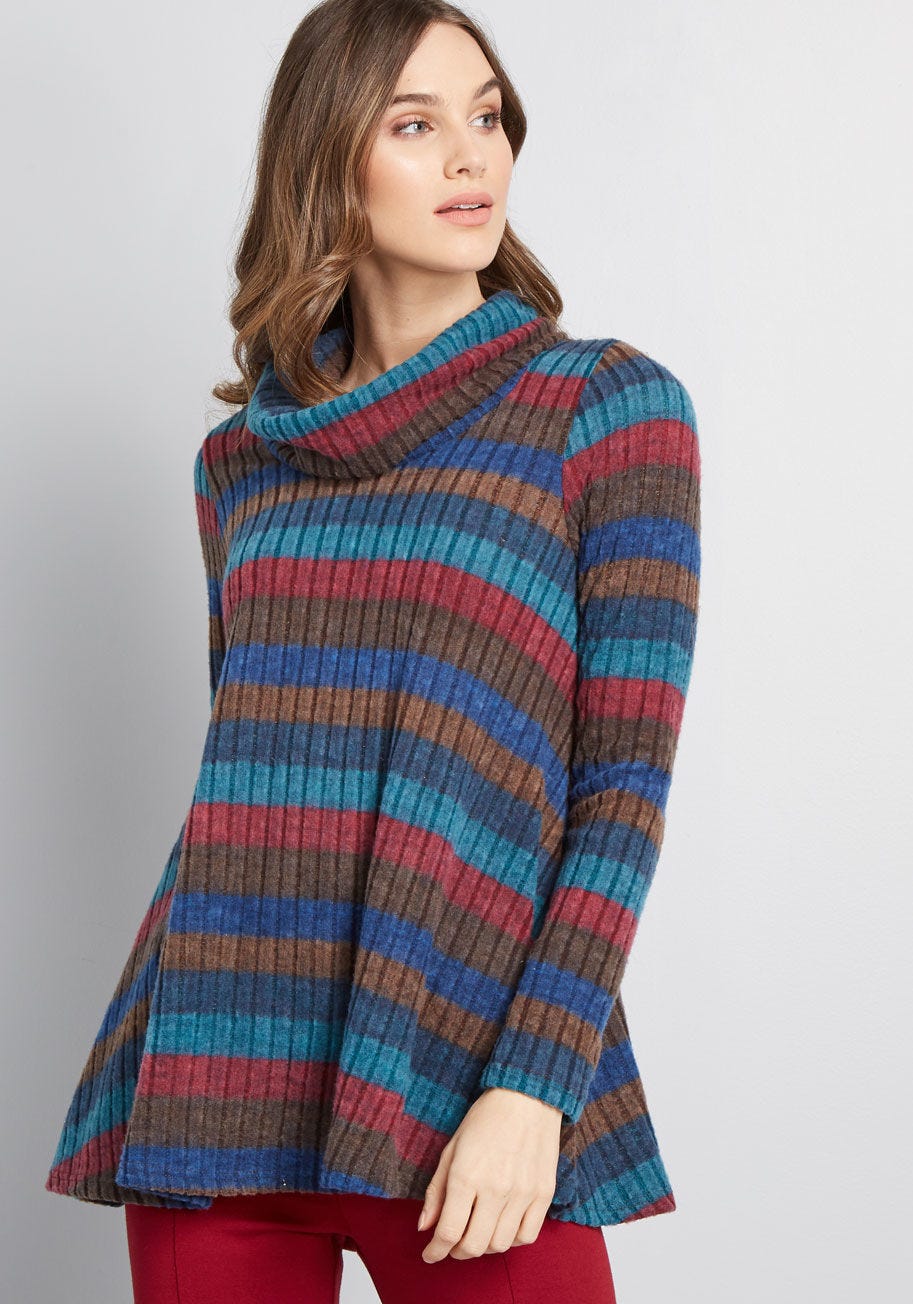 ModCloth + Inviting Style Turtleneck Sweater