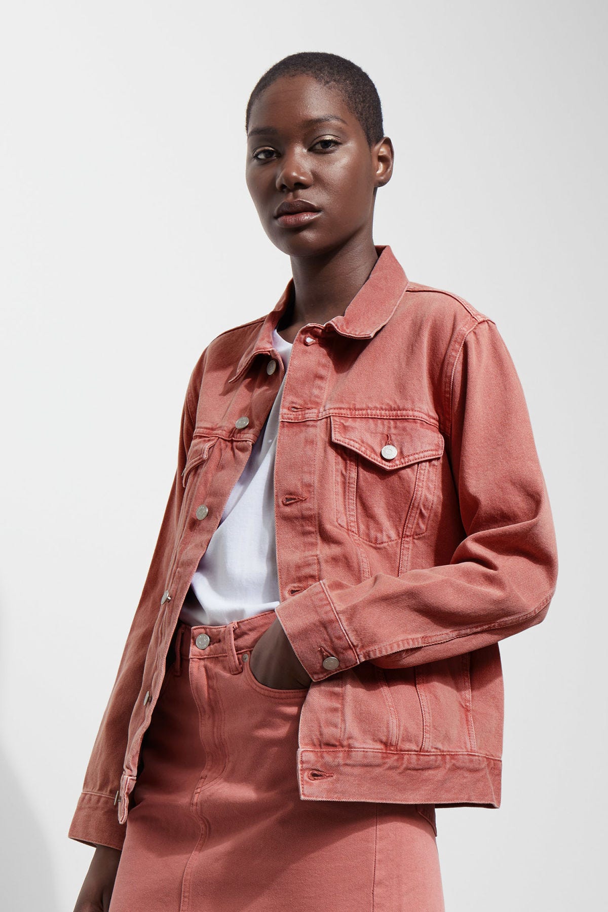 Weekday + Single Jacket Rose