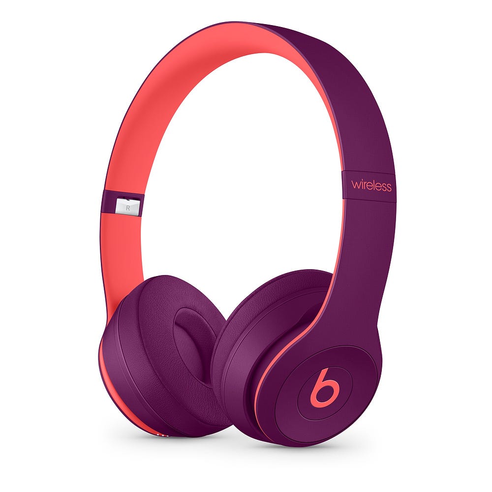 Apple + Beats Solo3 Wireless On-Ear Headphones – Beats Pop Collection ...