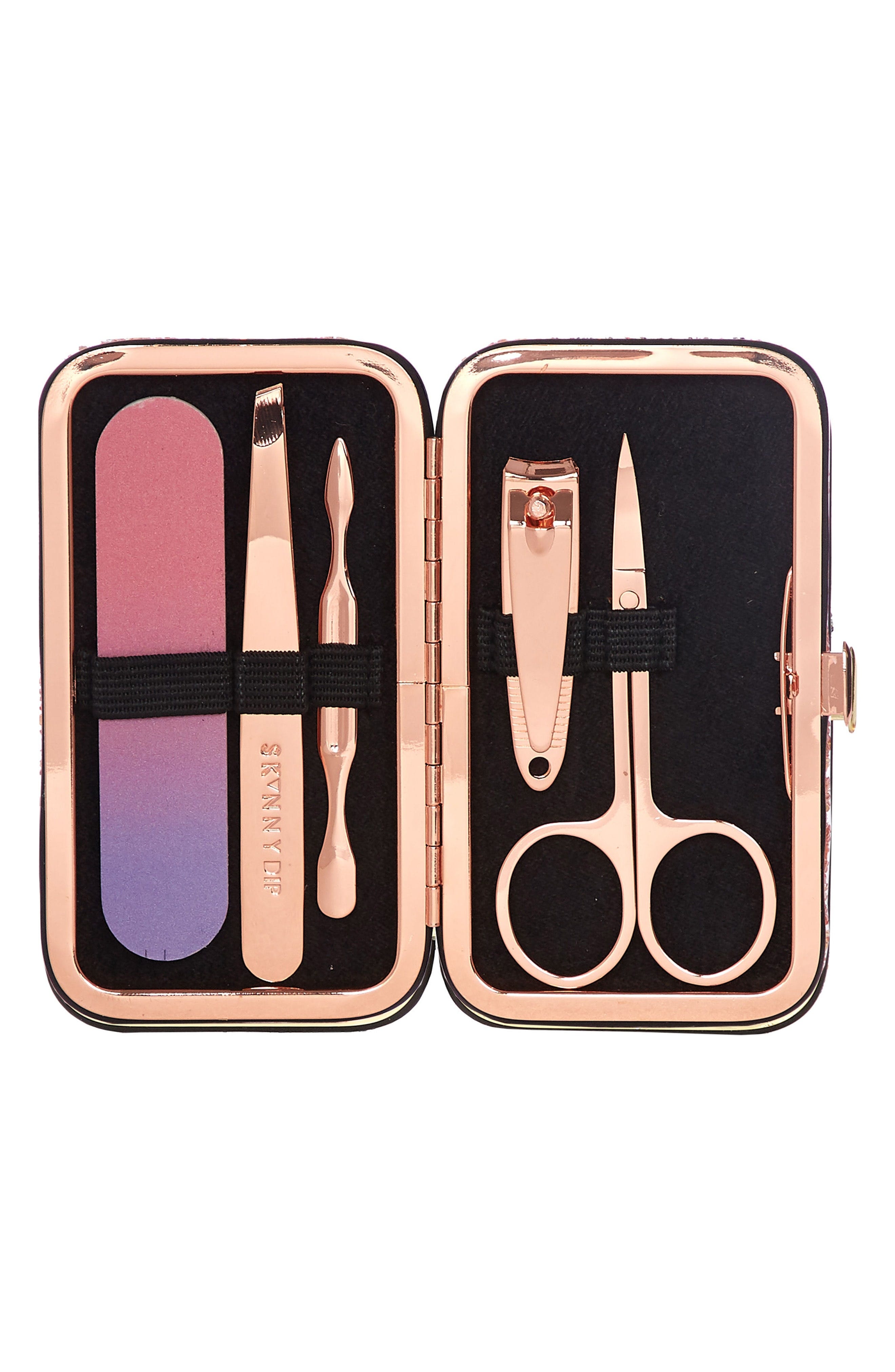 Skinny Dip + Sunset Pink + Rose Gold Manicure Set