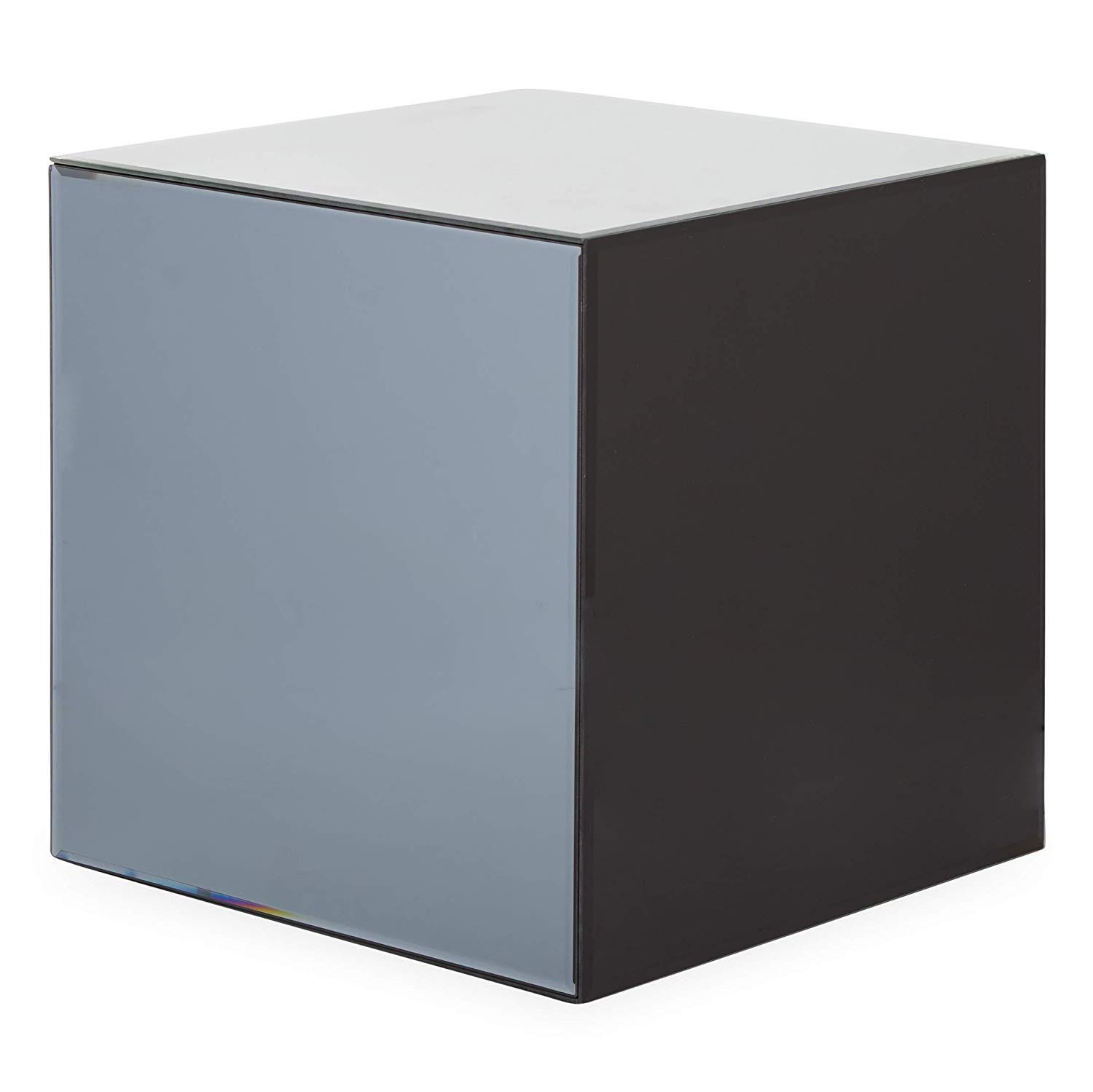 Now House by Jonathan Adler + Chroma Cube Accent Table, Shades of Grey