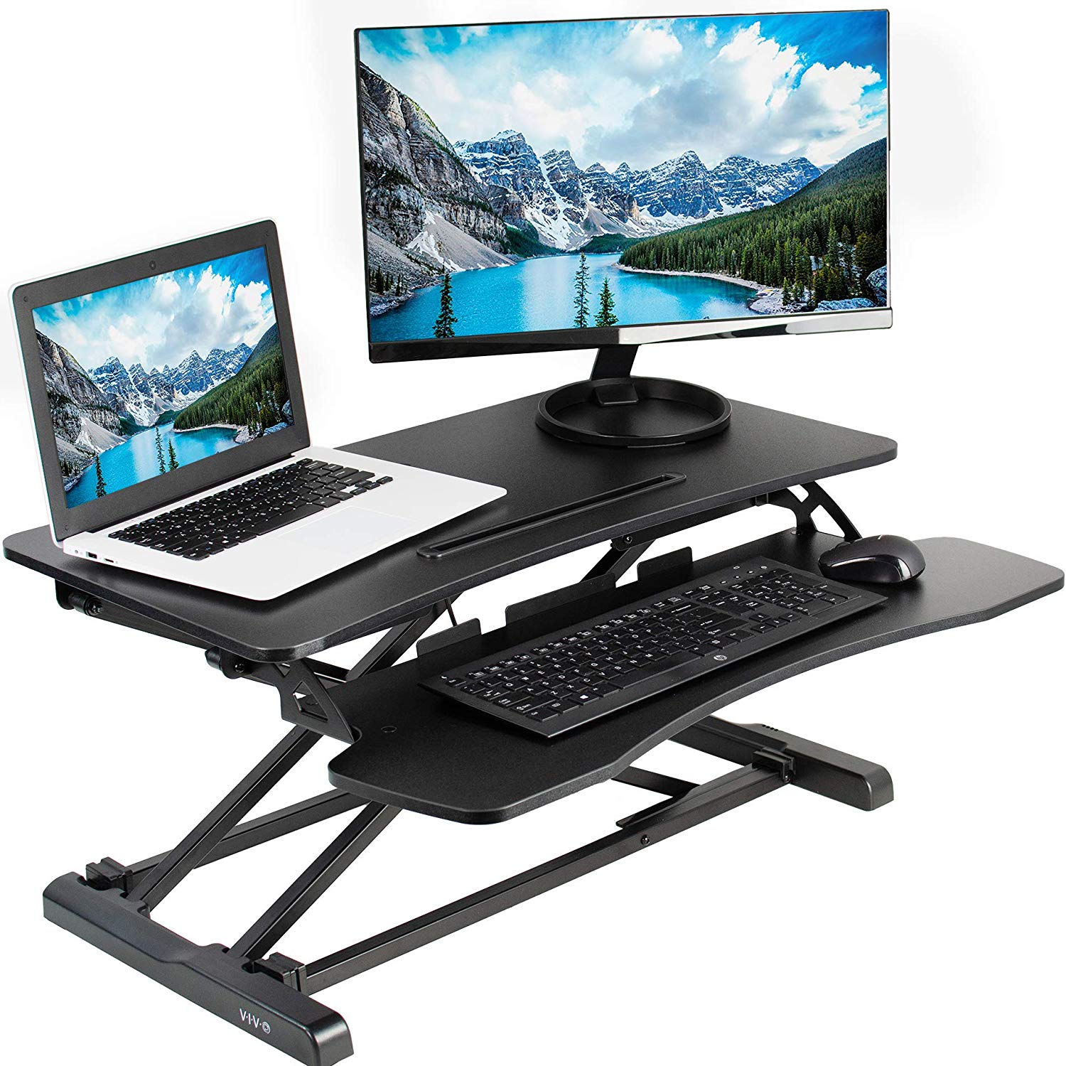 Vivo + VIVO Height Adjustable Standing Desk