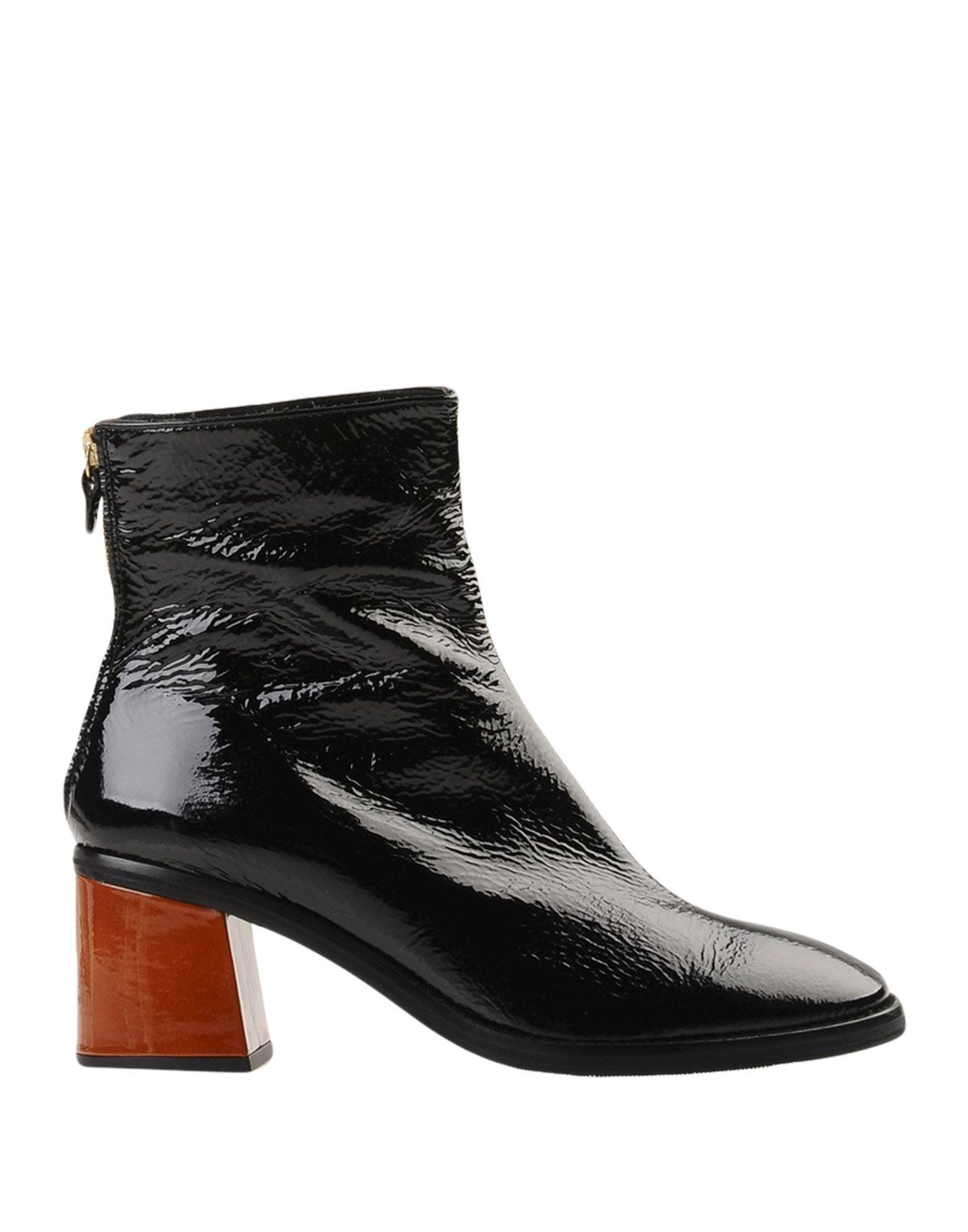 Miista + Cybil Black + Brown Two-Tone Boots