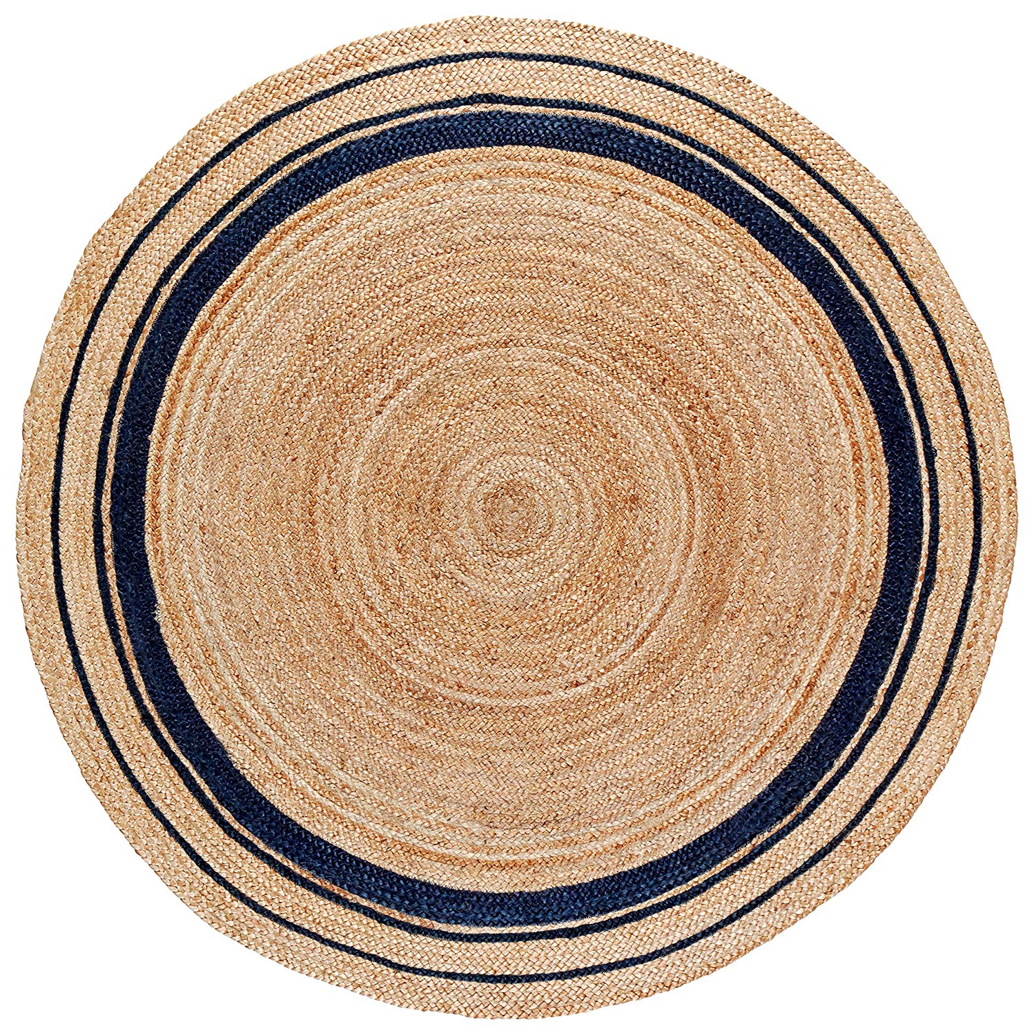 Stone & Beam + Contemporary Rikki Border Jute Rug