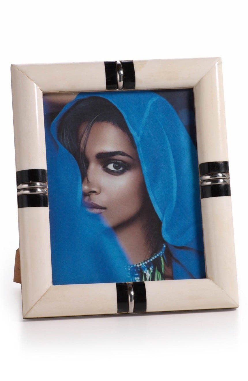 Zodax + Ivory Coast Bone & Horn Picture Frame