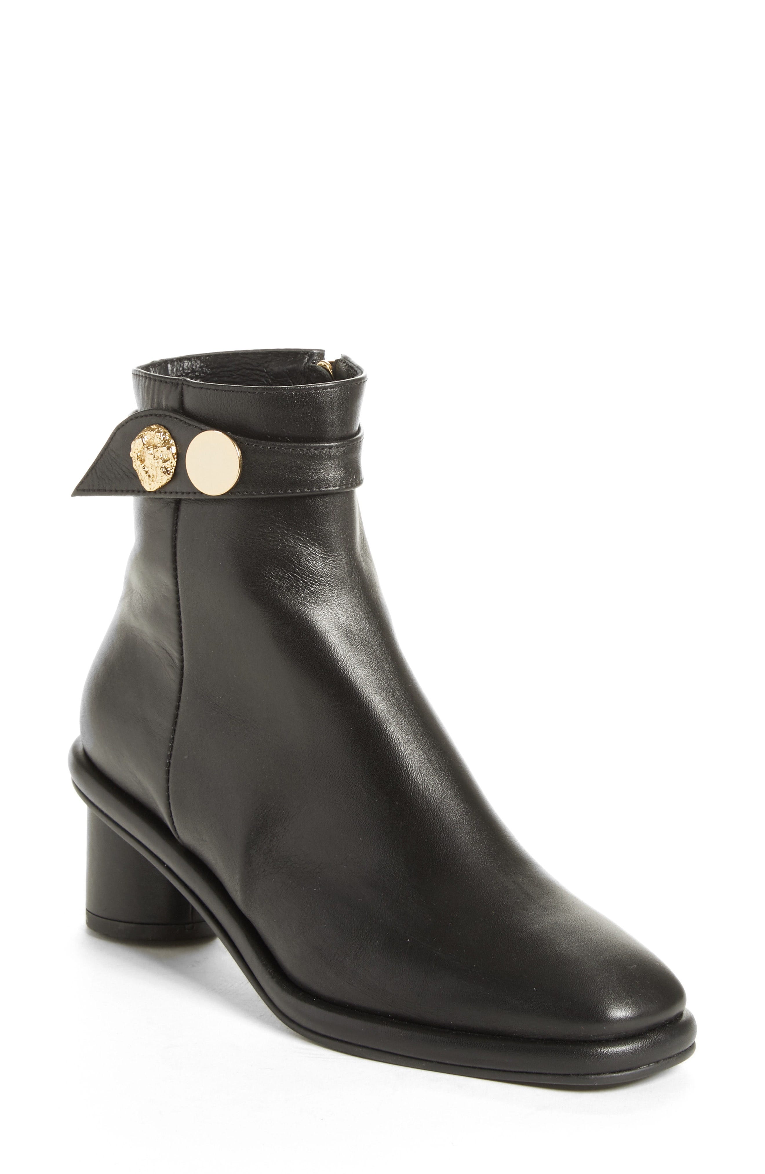 Reike Nen + Gold Hardware Ankle Boot
