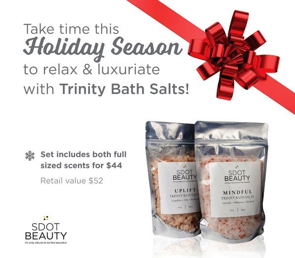 S Dot Beauty + Trinity Bath Salts Gift Set