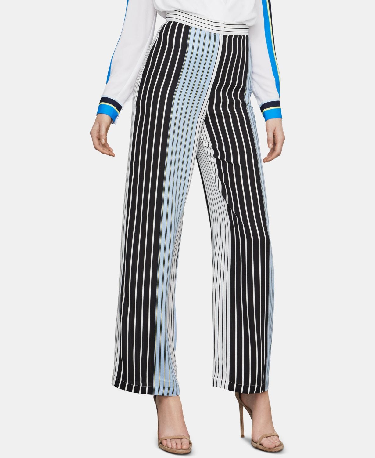BCBG MAXAZRIA + Striped Soft Pants
