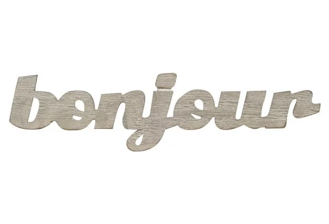 Bonjour Sign Bonjour High Illuminated Sign Bleuh