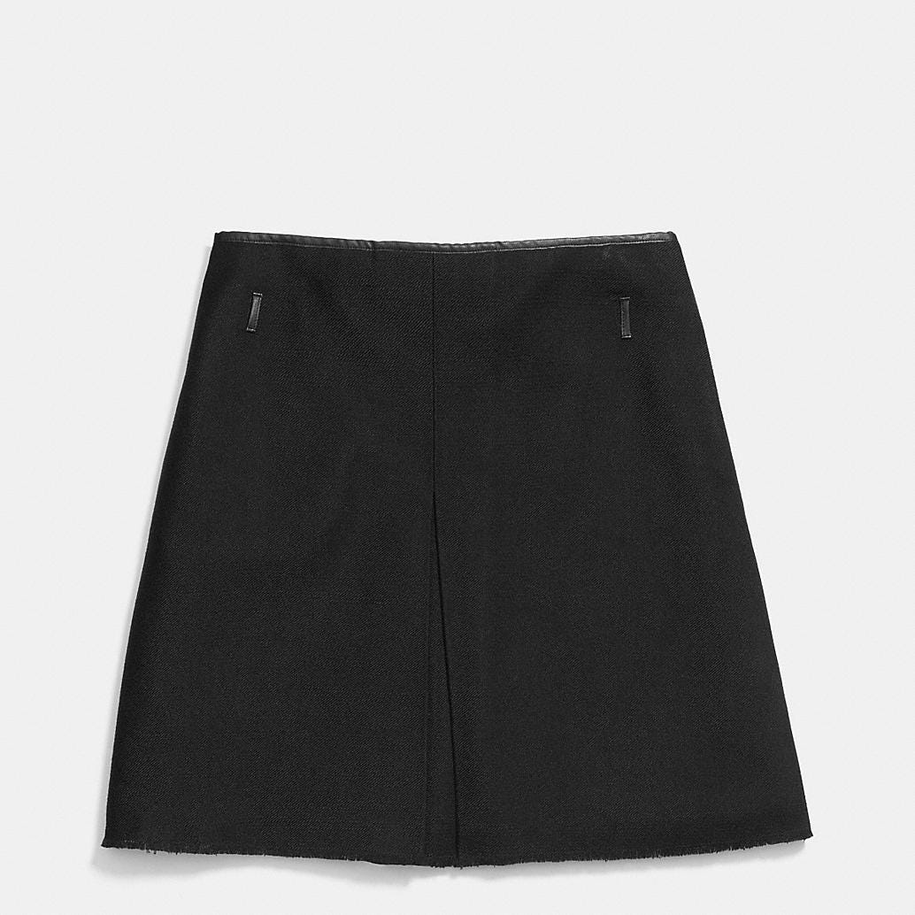 Coach + Inverted Pleat Skirt