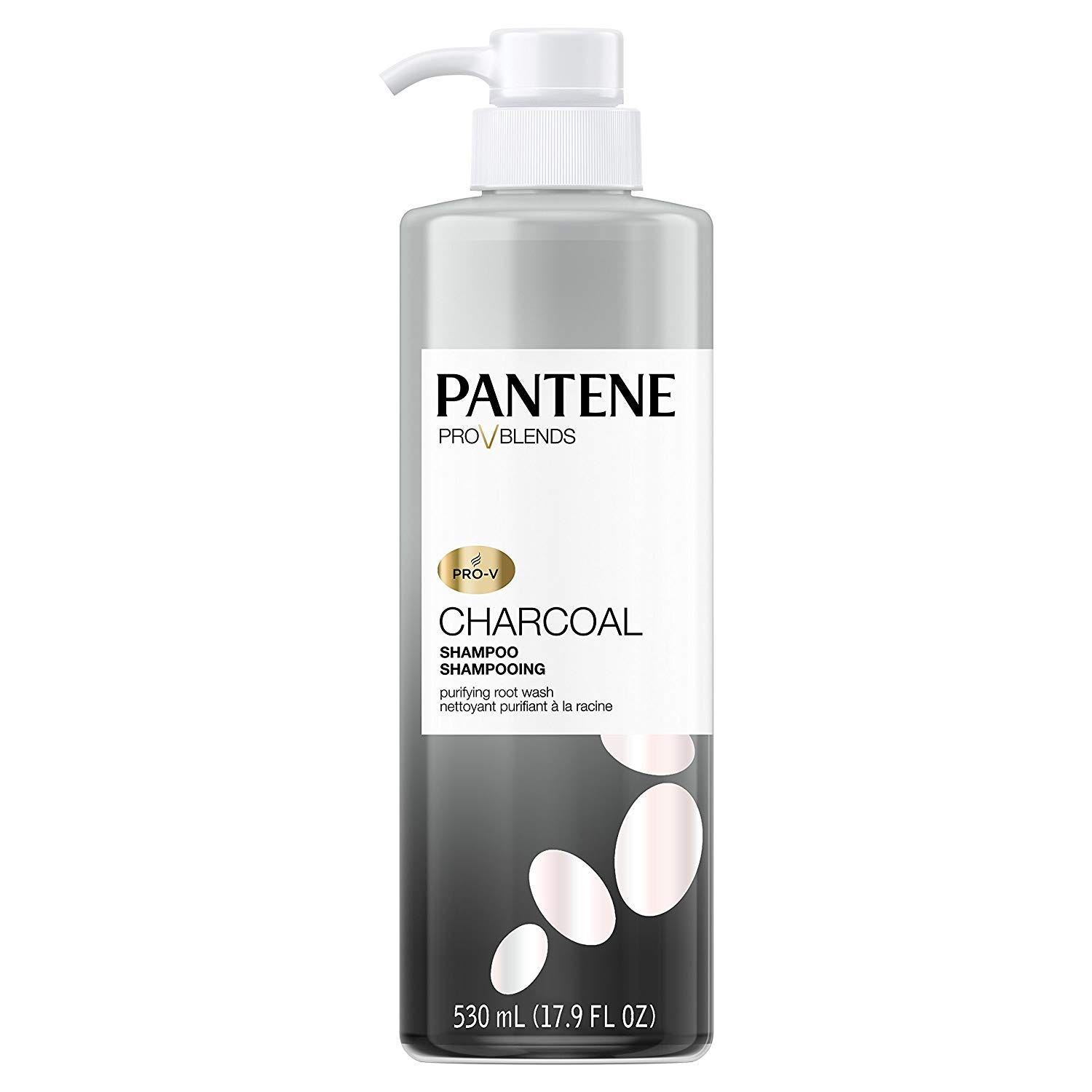 Pantene + Pantene Pro-v Blends Charcoal Shampoo, 17.9 Fluid Ounce