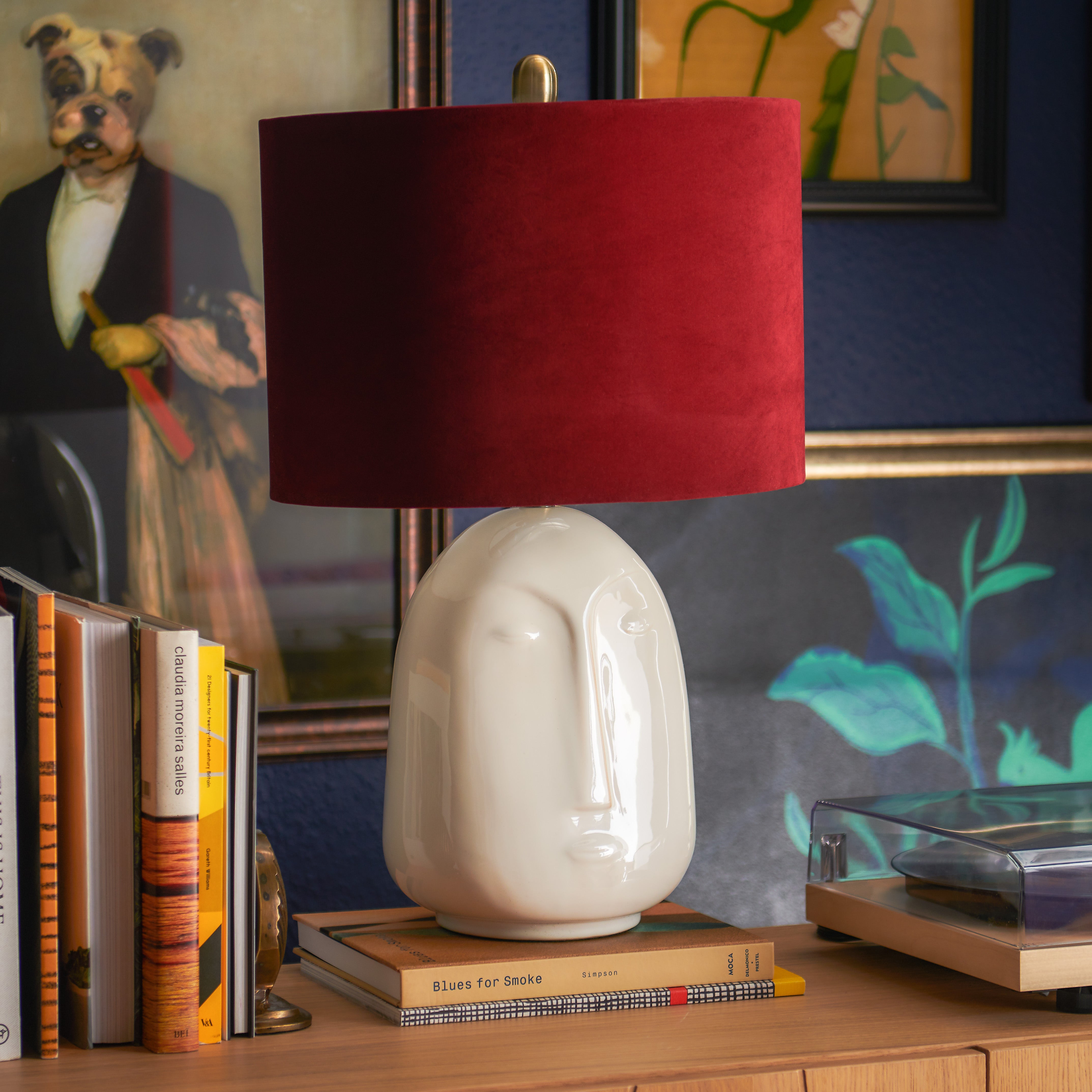Drew Barrymore Flower Home + The Forgotten Era Ceramic Face Lamp With ...