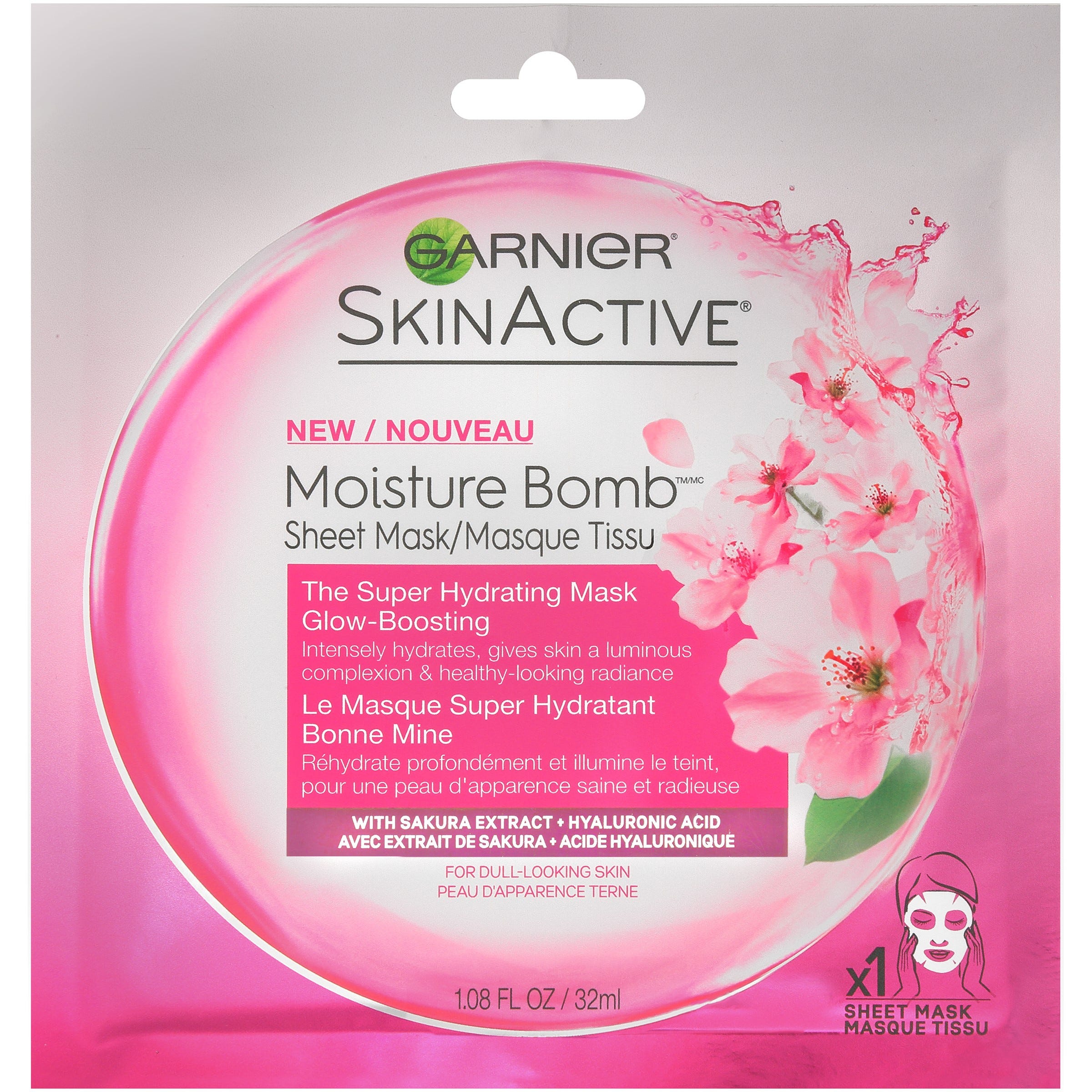 Garnier + Garnier SkinActive Moisture Bomb The Super Hydrating Sheet ...