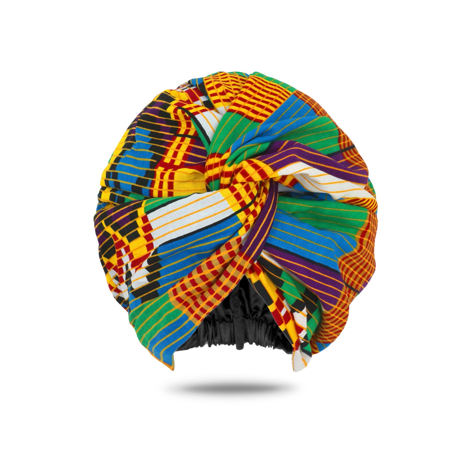 Loza Tam + Rainbow African Print Turban