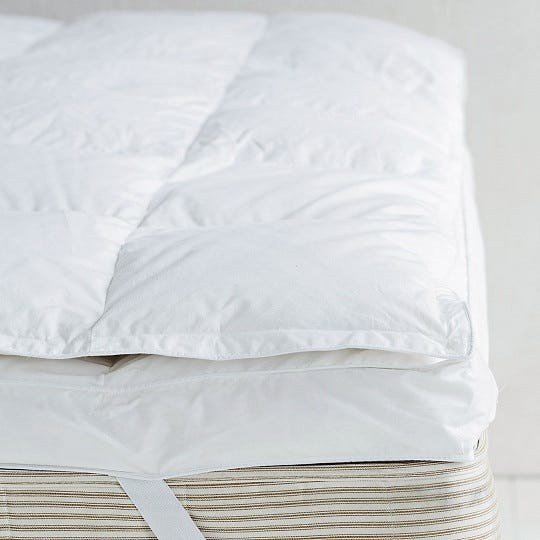 The White Company + Luxury Feather & Down Topper Featherbed