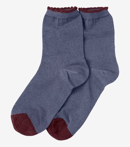 Toast + Fine Cotton Tipping Socks