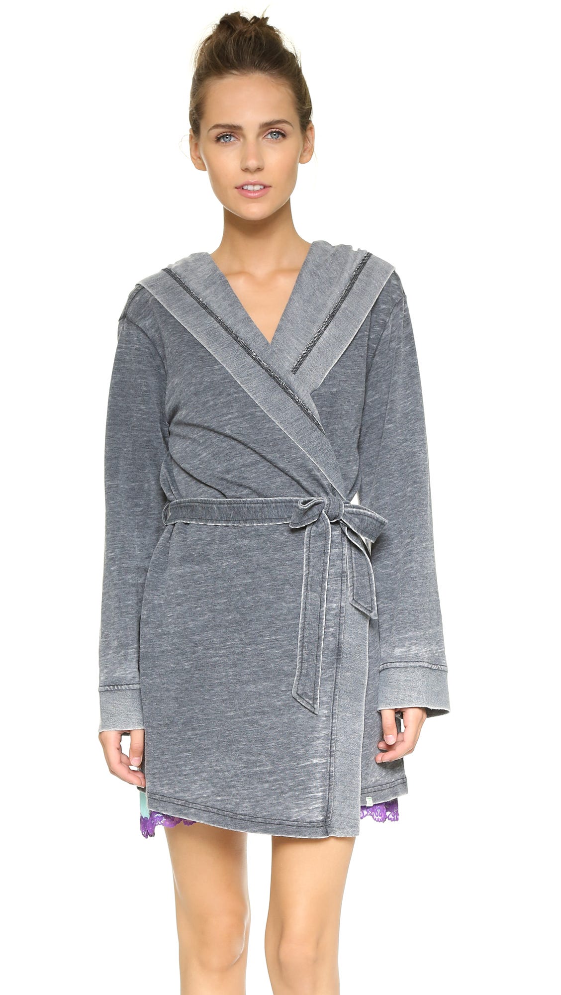 Honeydew + Burnout French Terry Robe